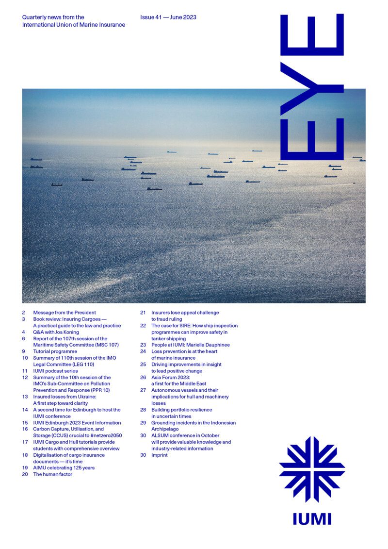 IUMI Eye Newsletter June 2023 | IUMI